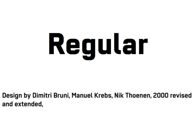 Regular Font Family - Download Free Font