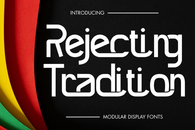 Rejecting Tradition - Futuristic Font - Download Free Font