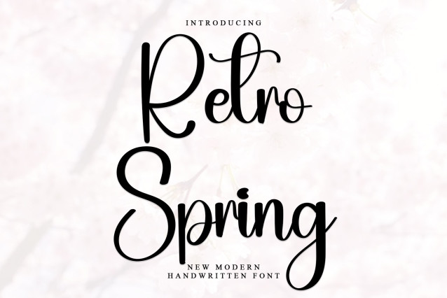 Retro Spring Script Font - Download Free Font