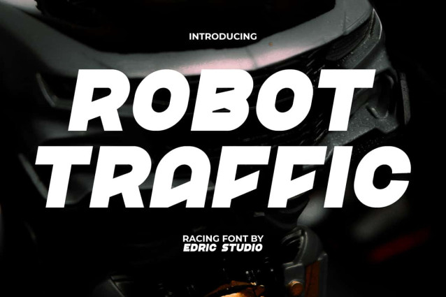 Robot Traffic Font - Download Free Font