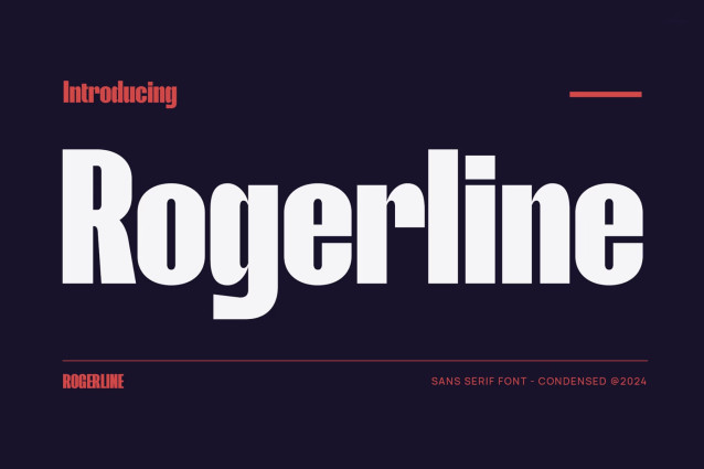 Rogerline Font - Befonts