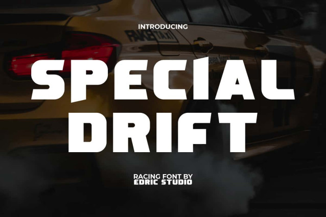 Special Drift Font - Download Free Font