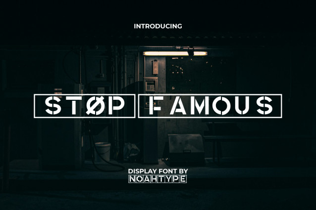 Stop Famous Font - Befonts