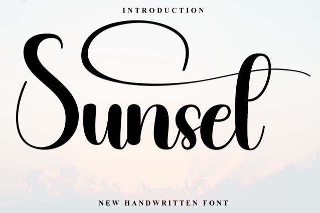 Sunset Calligraphy Font - Download Free Font