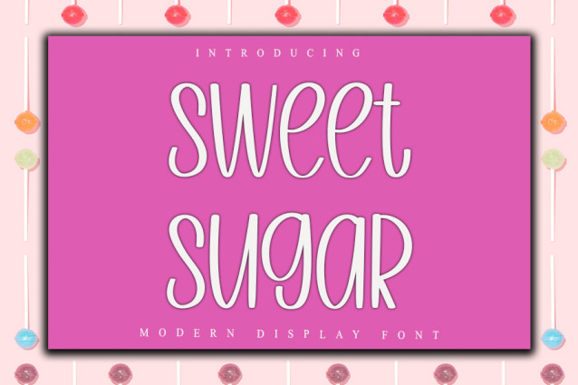 Sweet Sugar Display Font - Download Free Font