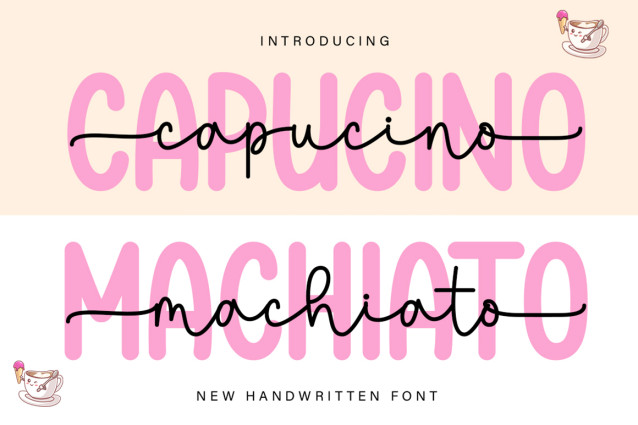 Capucino Machiato Font - Download Free Font