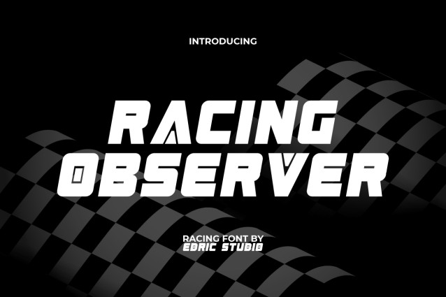 Racing Observer Font - Download Free Font