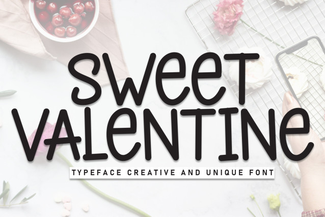 Sweet Valentine Display Font - Befonts