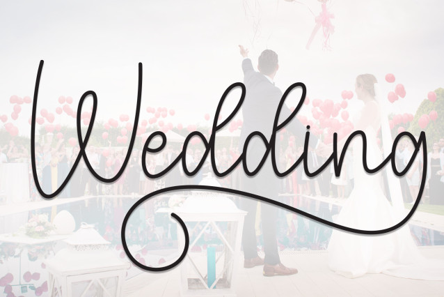 Wedding Script Font - Befonts