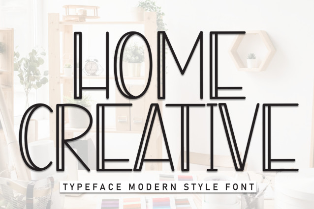 Home Creative Display Font - Download Free Font