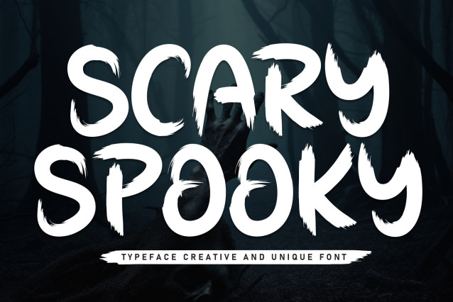 Scary Spooky Brush Font - Download Free Font