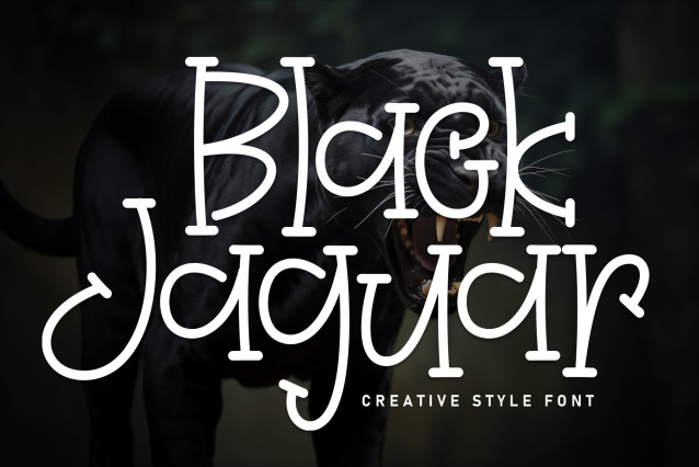 Black Jaguar Display Font - Download Free Font