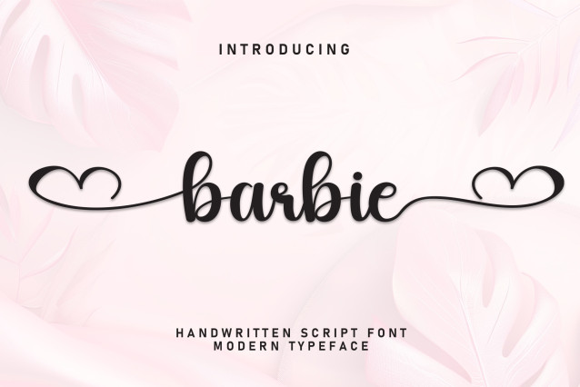 Barbie Calligraphy Font - Befonts