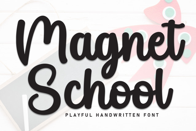 Magnet School Script Font - Download Free Font