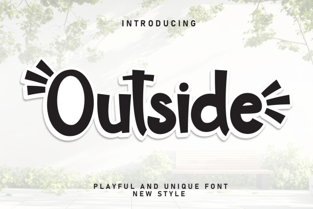 Outside Display Font - Download Free Font