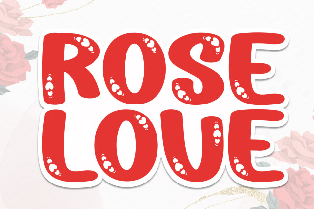 Rose Love Display Font - Befonts