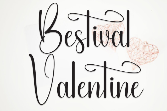 Bestival Valentine Calligraphy Font - Befonts