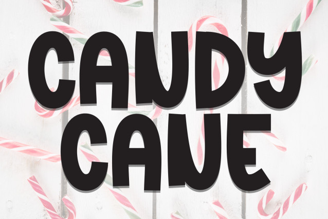 Candy Cane Display Font - Befonts