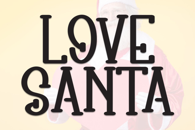 Love Santa Display Font - Befonts