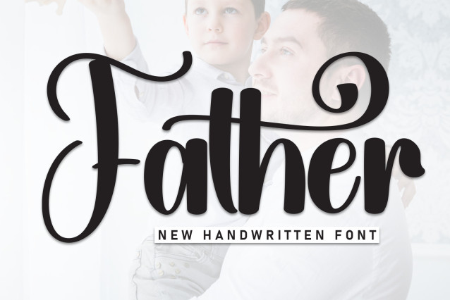 Father Calligraphy Font - Download Free Font
