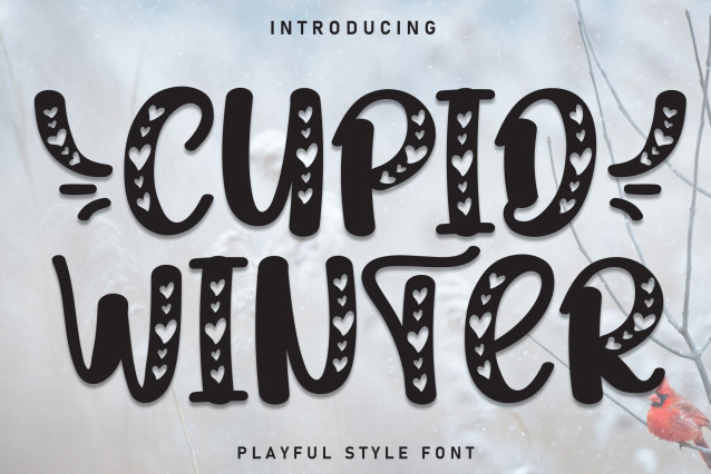 Cupid Winter Display Font - Download Free Font