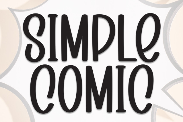 Simple Comic Display Font - Befonts