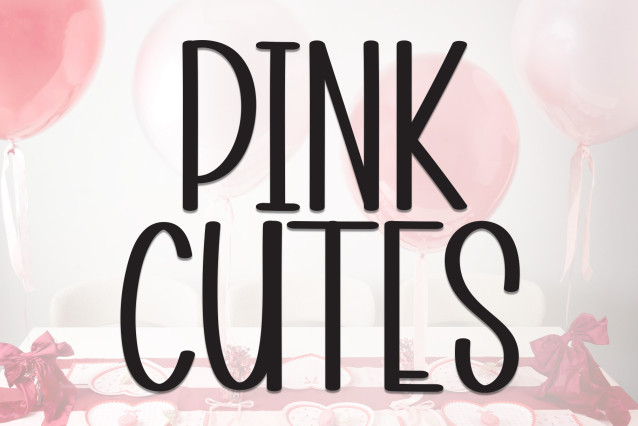 Pink Cutes Display Font - Download Free Font
