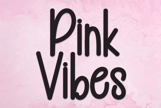 Pink Vibes Display Font - Befonts
