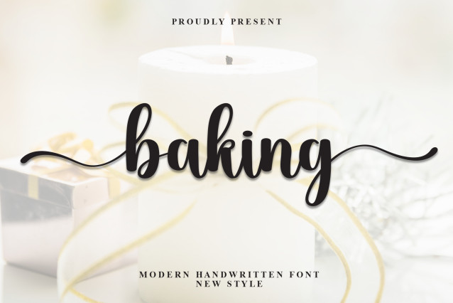 Baking Calligraphy Font - Download Free Font
