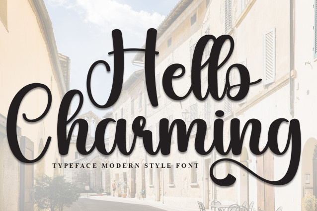 Hello Charming Script Font - Befonts