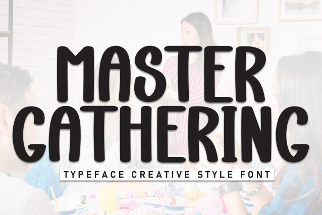 Master Gathering Display Font - Download Free Font