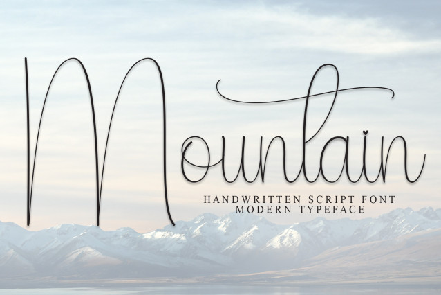 Mountain Script Font - Download Free Font