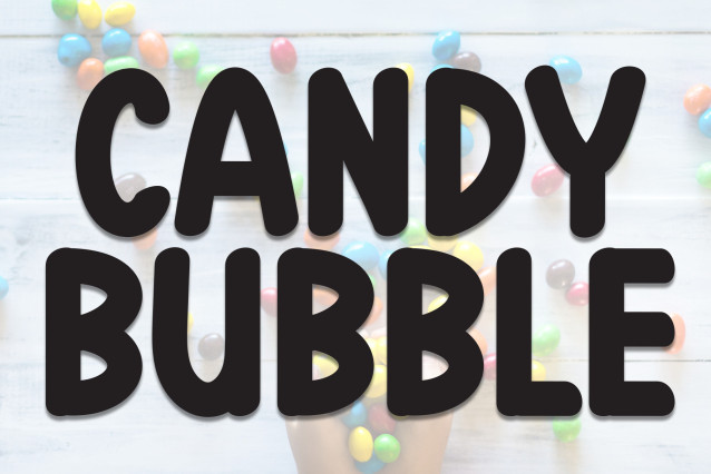 Candy Bubble Display Font - Befonts