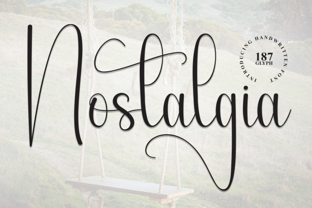 Nostalgia Calligraphy Font - Download Free Font