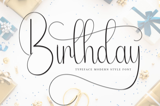 Birthday Script Font - Download Free Font