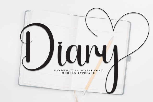 Diary Script Font - Download Free Font