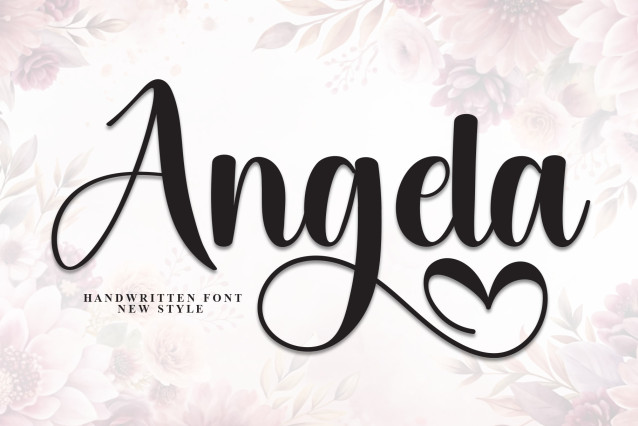 Angela Calligraphy Font - Download Free Font