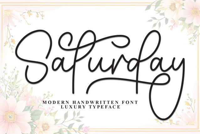 Saturday Script Font - Download Free Font