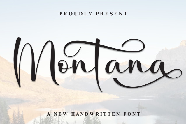 Montana Calligraphy Font - Befonts