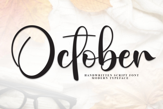 October Script Font - Download Free Font