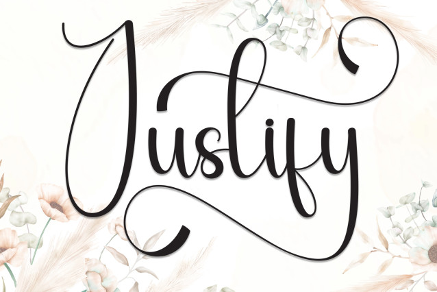 Justify Script Font - Download Free Font
