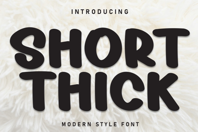 Short Thick Brush Font - Download Free Font