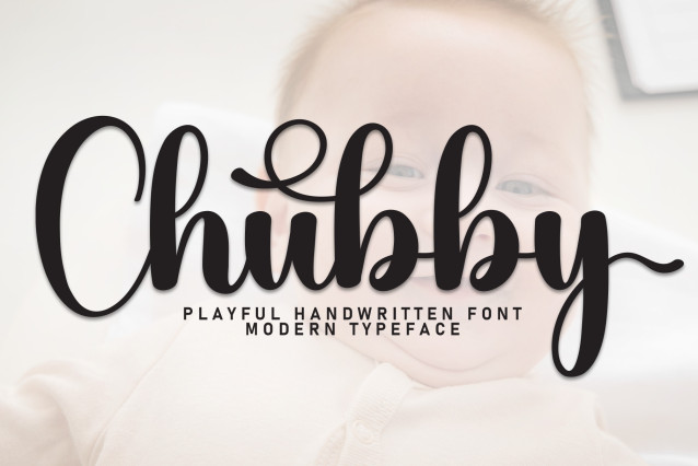 Chubby Script Typeface - Download Free Font