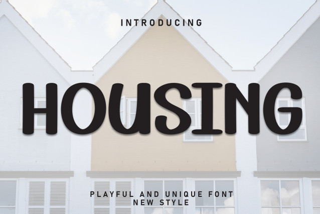 Housing Handwritten Font - Befonts