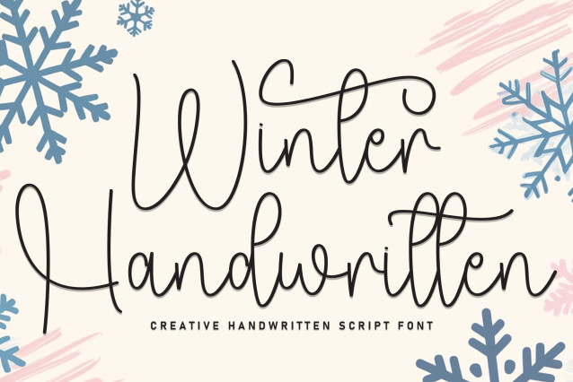 Winter Handwritten Font - Download Free Font