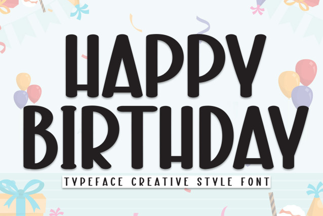 Happy Birthday Script Font - Download Free Font
