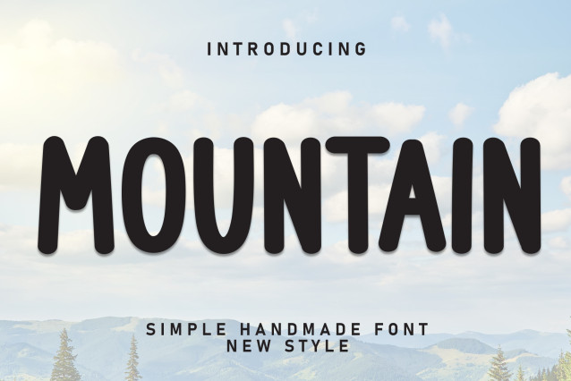 Mountain Handwritten Font - Befonts
