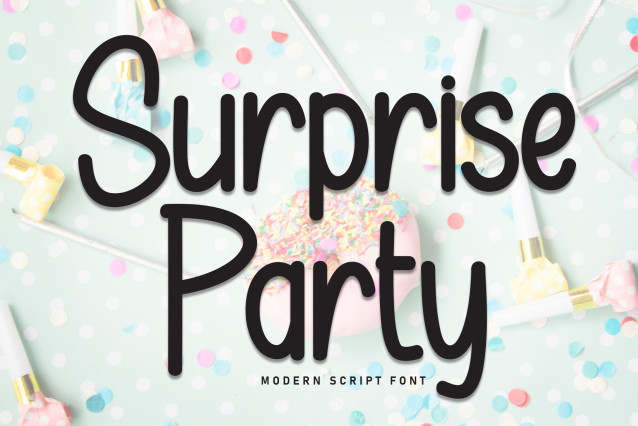 Surprise Party Script Font - Download Free Font