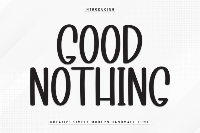 Good Nothing Script Font - Download Free Font