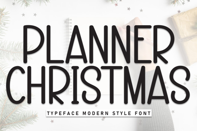 Planner Christmas Script Font - Befonts